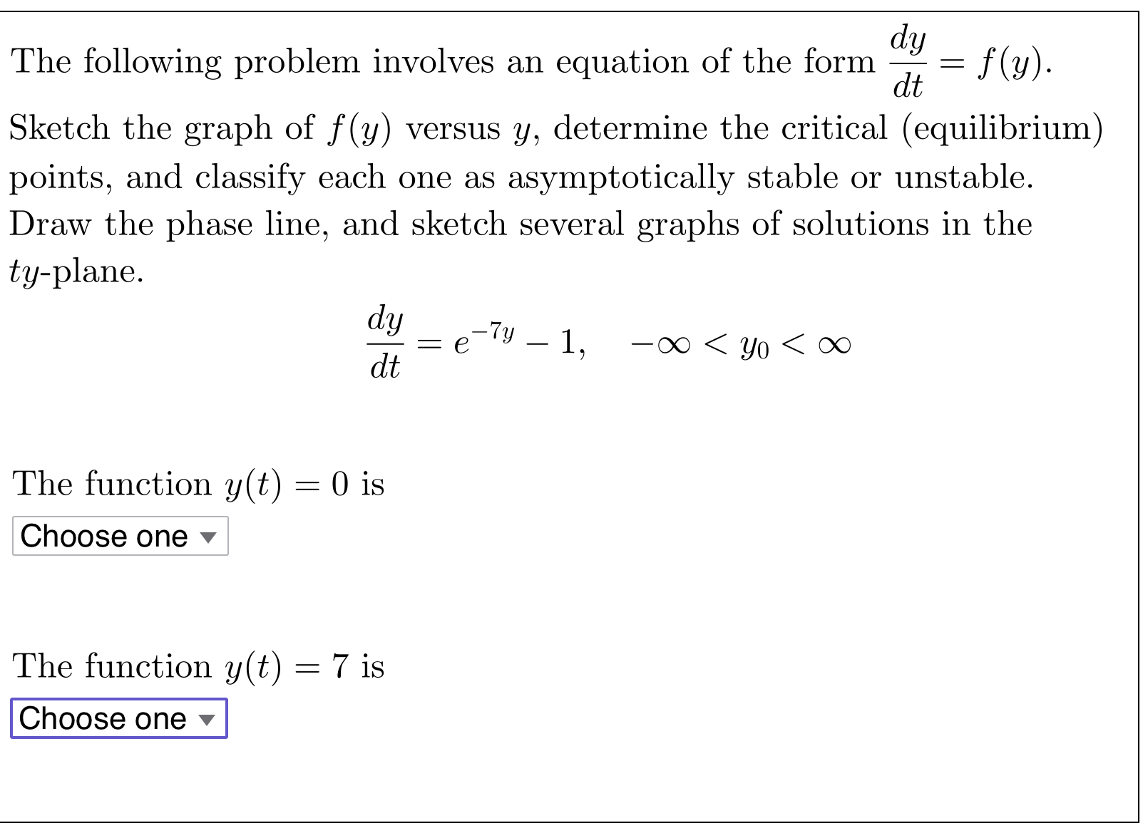Solved The following problem involves an equation of the | Chegg.com