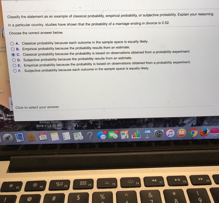 Solved Classify the statement as an example of classical | Chegg.com