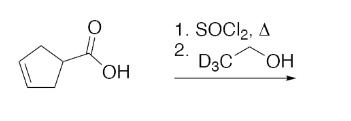 Solved 1. SOCl2,Δ 2. | Chegg.com