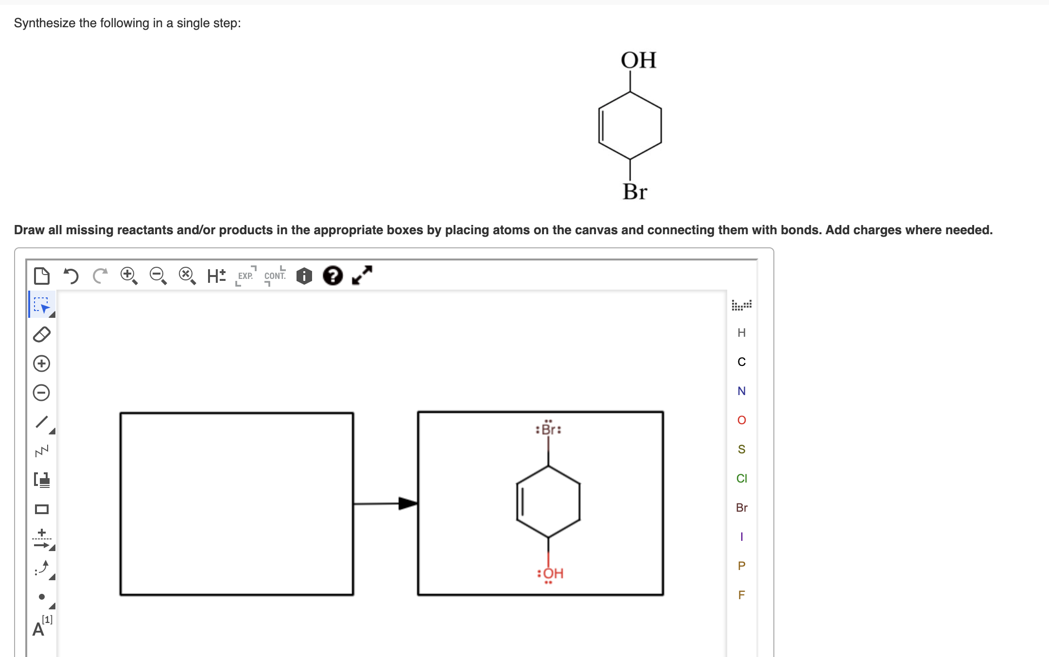 Solved Synthesize the following in a single step:Draw all | Chegg.com