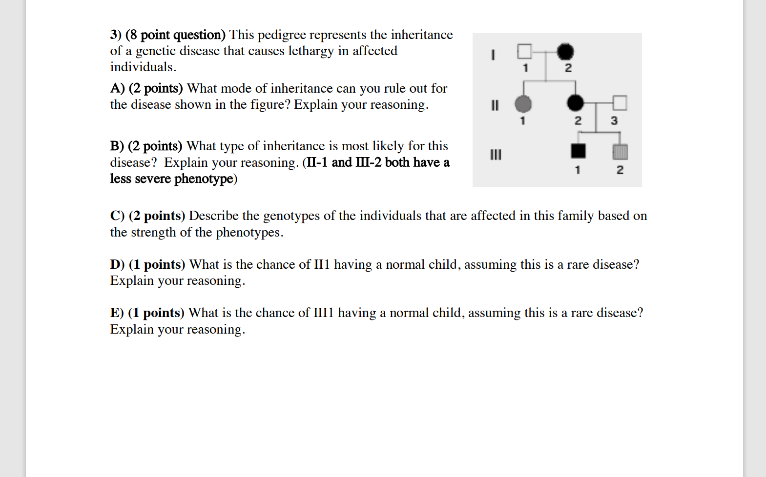 Solved This is a GENETICS question, please ONLY answer if | Chegg.com