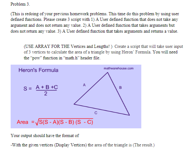 Solved Problem 3. (This is redoing of your previous homework | Chegg.com