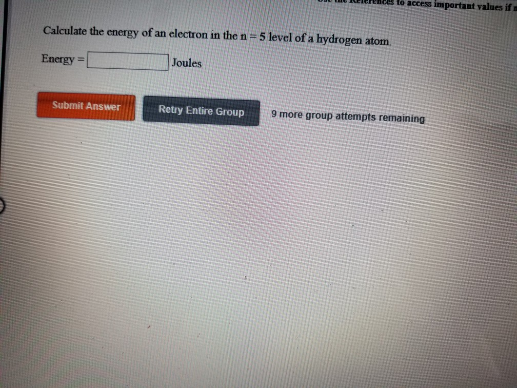 Solved Use the References to access important values if | Chegg.com