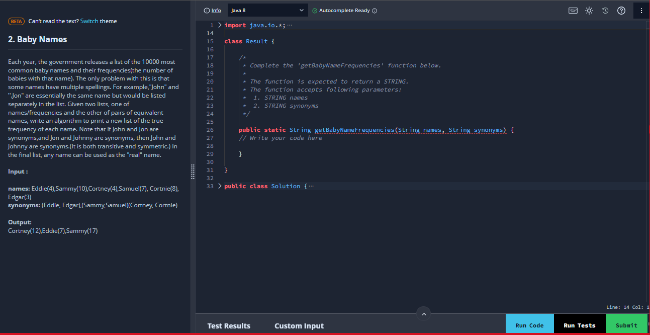 Solved (BETA) Can't read the text? Switch theme 2. Baby | Chegg.com