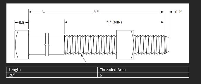Solved Calculate the bolt shear and tensile stress from the | Chegg.com