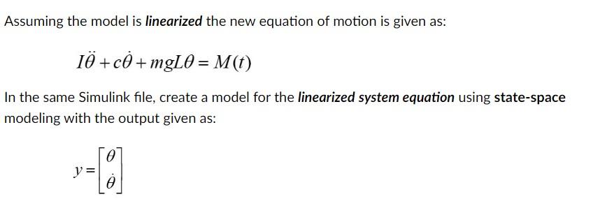Solved Assuming the model is linearized the new equation of | Chegg.com