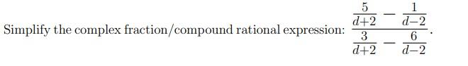 Solved Simplify the complex fraction/compound rational | Chegg.com