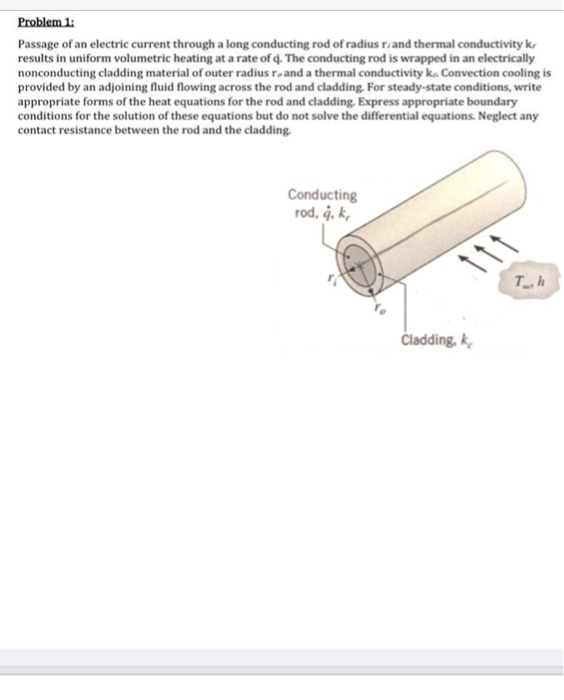 Solved Problem 1 Passage of an electric current through a | Chegg.com
