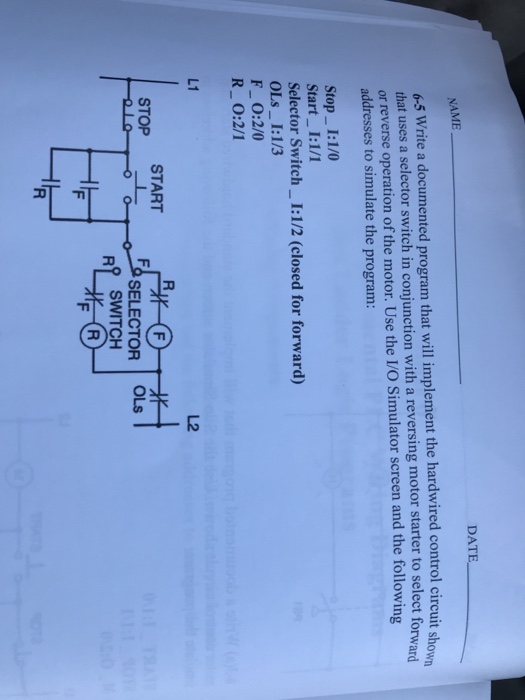 DATE NAME 6-5 Write a documented program that will | Chegg.com