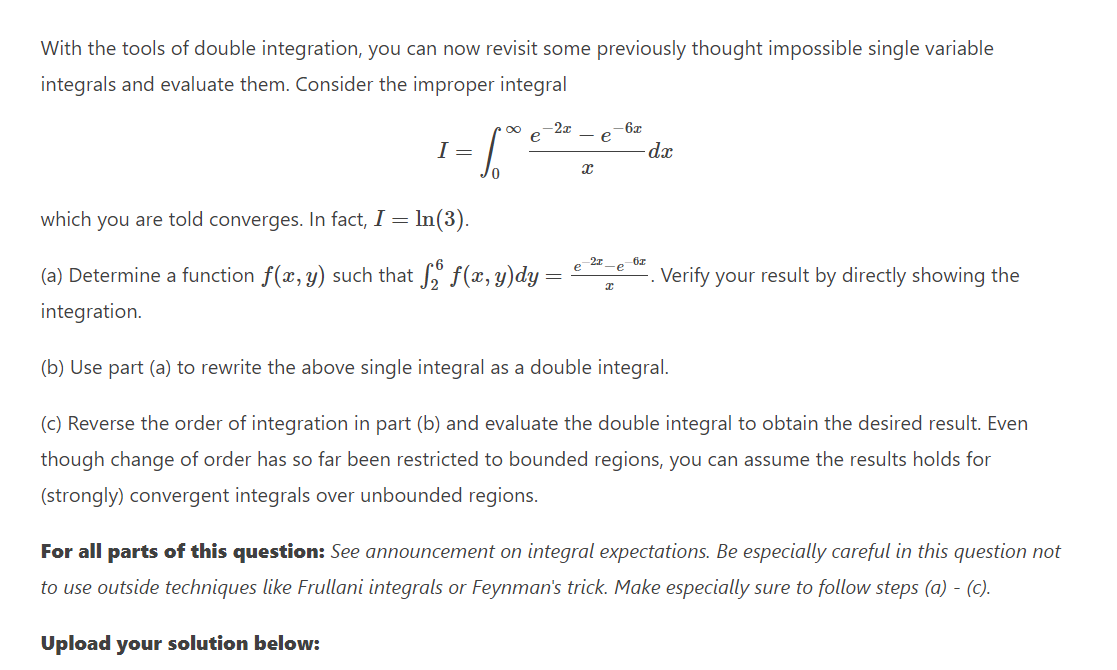 With the tools of double integration, you can now | Chegg.com