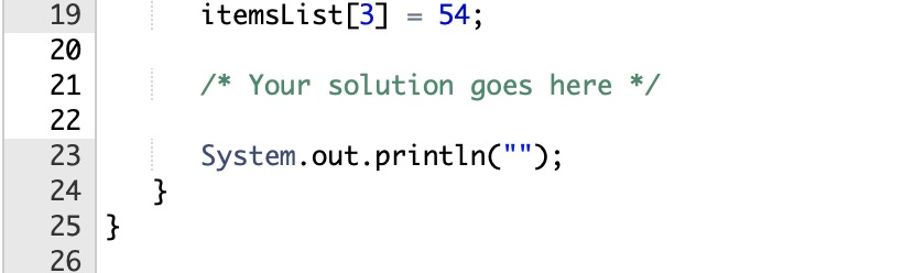 Solved For any element in keysList with a value greater than | Chegg.com