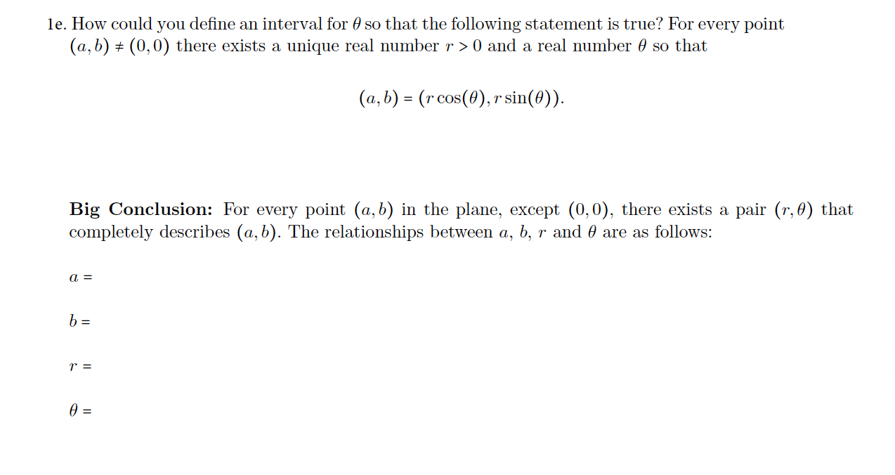 Solved 1. Write down a parameterization for a circle of | Chegg.com
