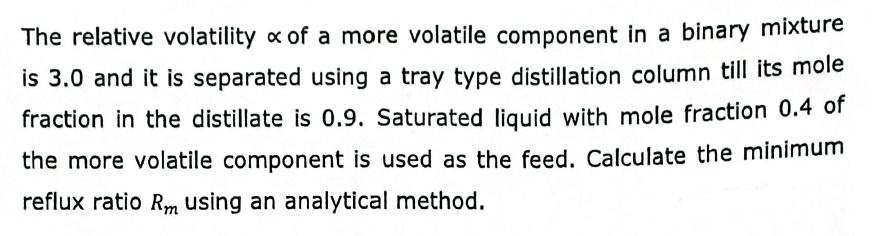 Solved The relative volatility as of a more volatile | Chegg.com