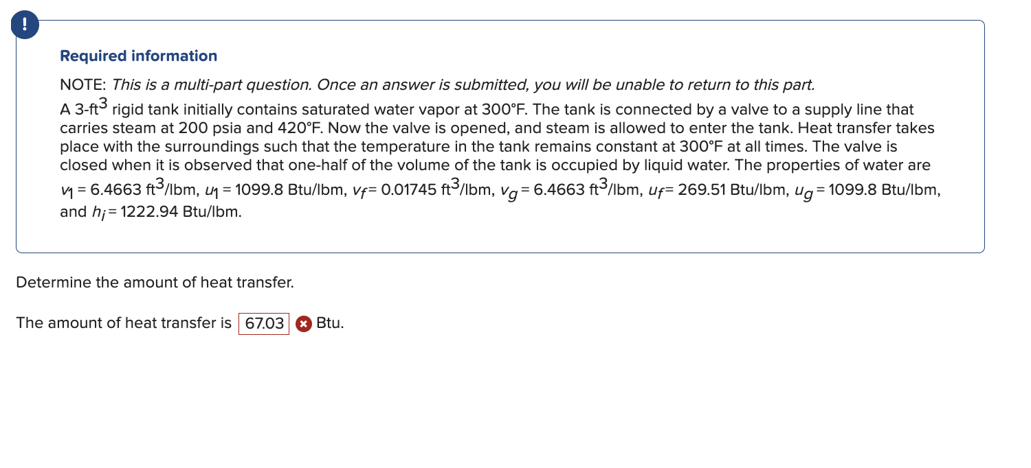 Solved Required information NOTE: This is a multi-part | Chegg.com