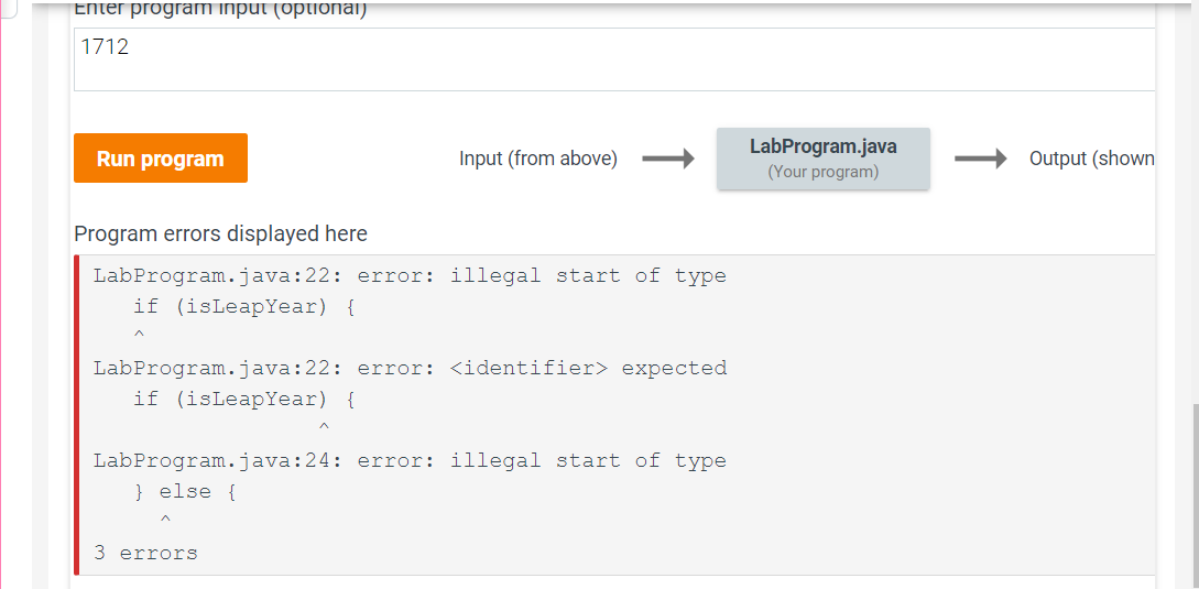Solved In Java Pls 325 Lab Leap Year Hi I Have 