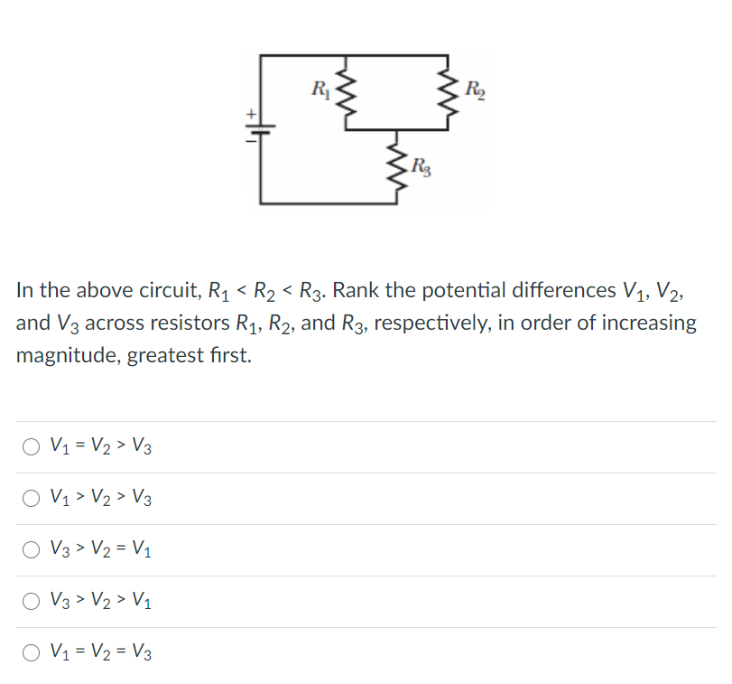 Solved R R, + R3 In the above circuit, R1