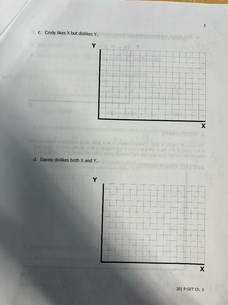 2. INDIFFERENCE MAPS For each scenario, GRAPH two | Chegg.com