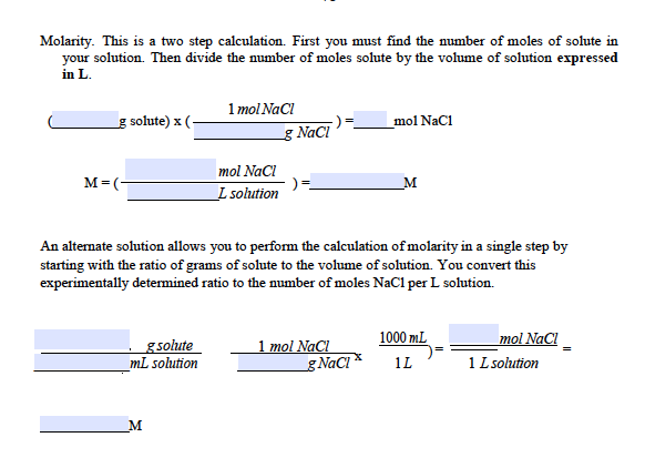 Solved Initial Volume of NaCl solution in cylinder, (mL) | Chegg.com