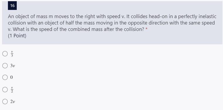 Solved 16 6 An object of mass m moves to the right with | Chegg.com