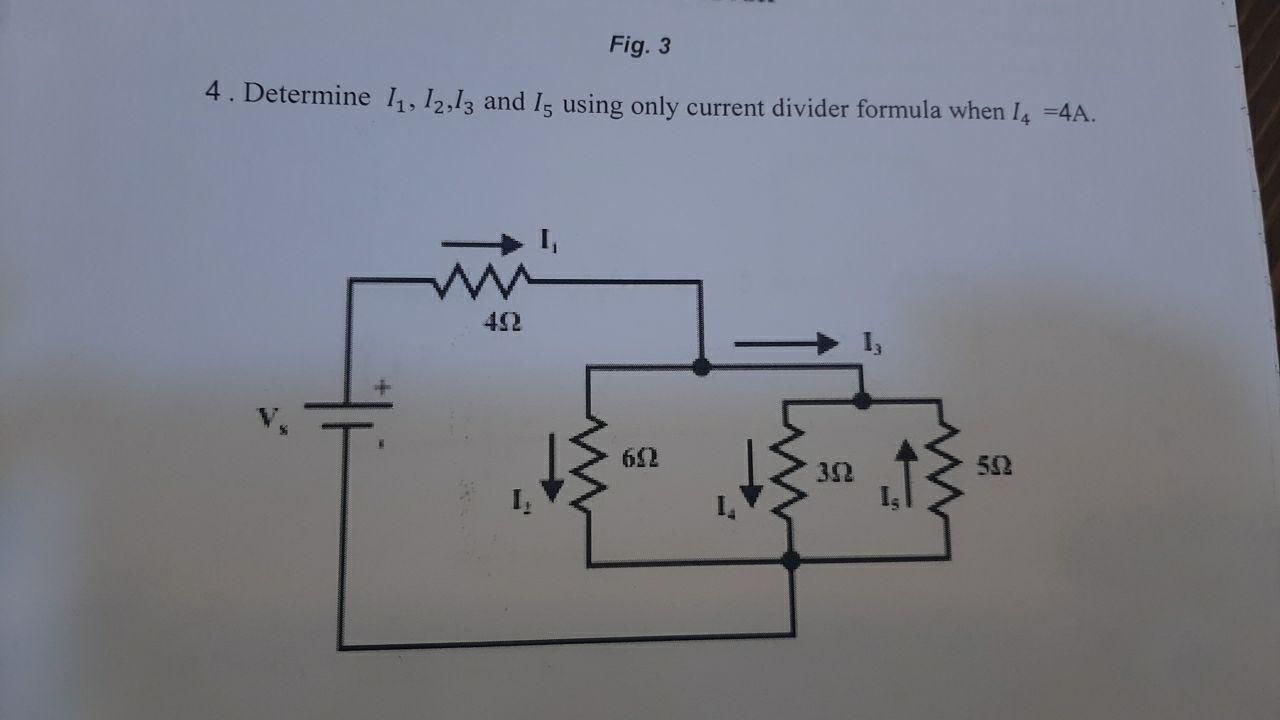 Solved Fig. 3 4. Determine 11,12,13 and 15 using only | Chegg.com