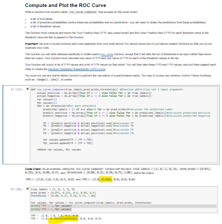I need help figuring out why my code does not give | Chegg.com
