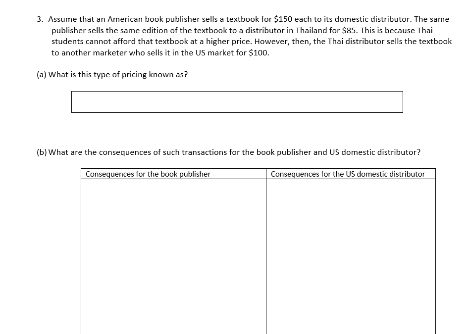 Solved 3. Assume that an American book publisher sells a | Chegg.com