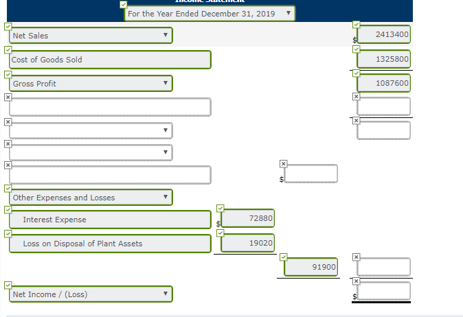 Solved Exercise 5-10 (Part Level Submission) In its income | Chegg.com