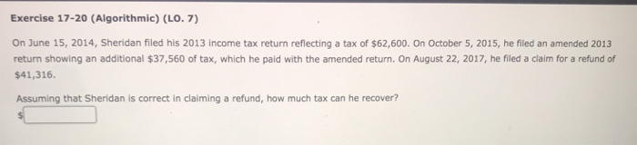 Exercise 17-20 (Algorithmic) (LO. 7) On June 15, | Chegg.com
