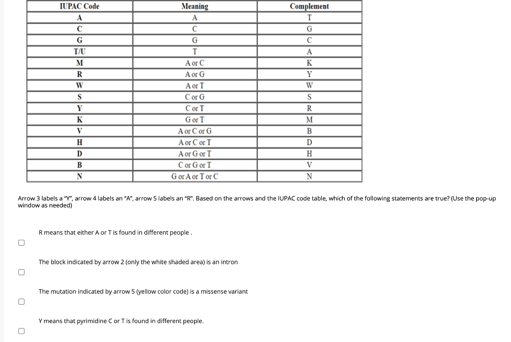 Solved The picture below is from the Ensembl database and it | Chegg.com