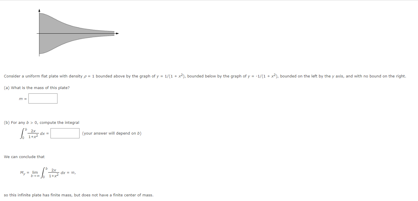 Solved Consider a uniform flat plate with density 𝜌 = 1 | Chegg.com