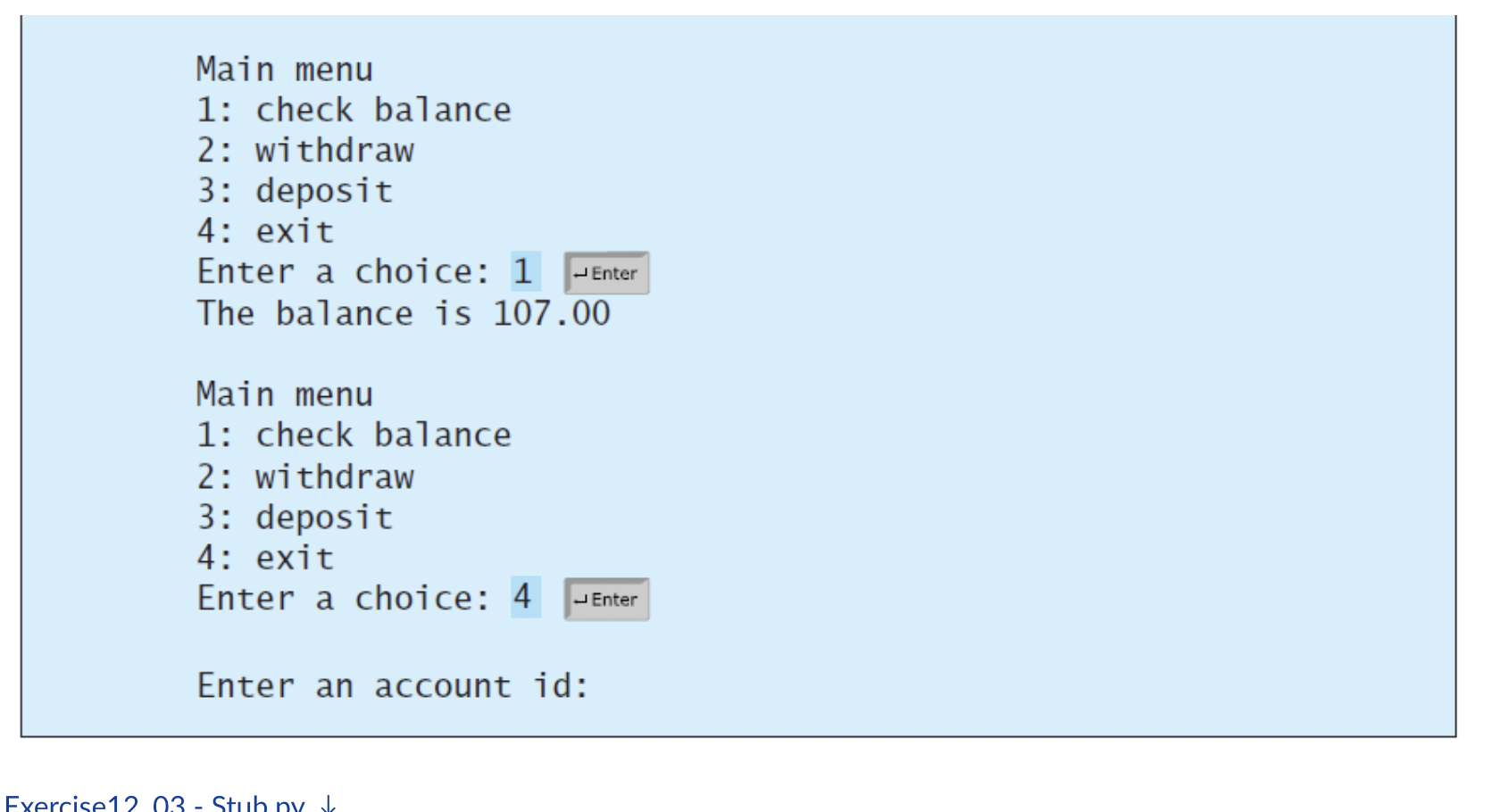 Solved I2.3 (Game: ATM machine) Use the Account class | Chegg.com