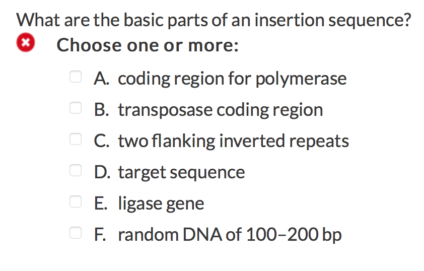 Solved What are the basic parts of an insertion sequence? | Chegg.com