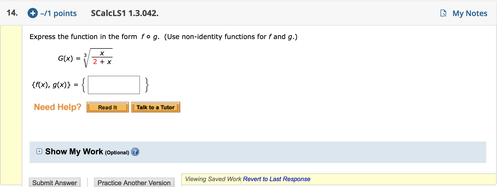 Solved Express the function in the form f ∘ g. | Chegg.com