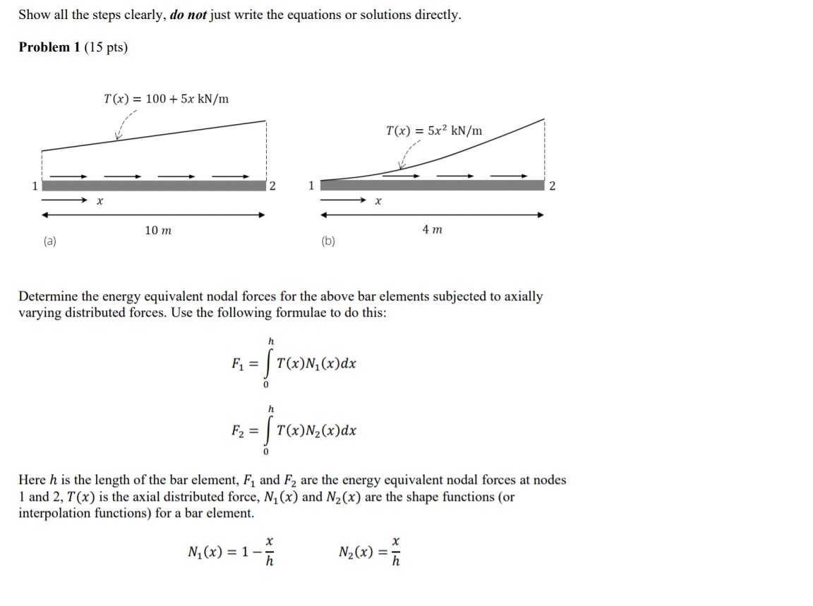 Solved Problem 1 (15 pts) Determine the energy equivalent | Chegg.com