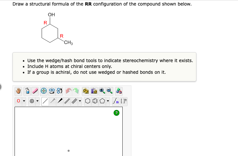 Solved Draw a structural formula of the RR configuration of | Chegg.com