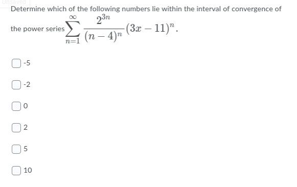 Solved Determine which of the following numbers lie within | Chegg.com