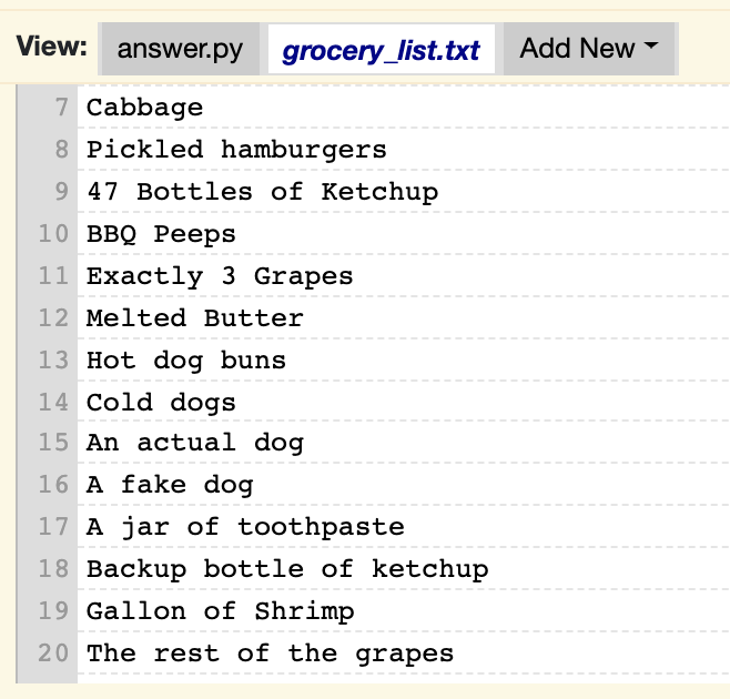Solved BlockPy: #45.1) Basic Files There is a file available | Chegg.com