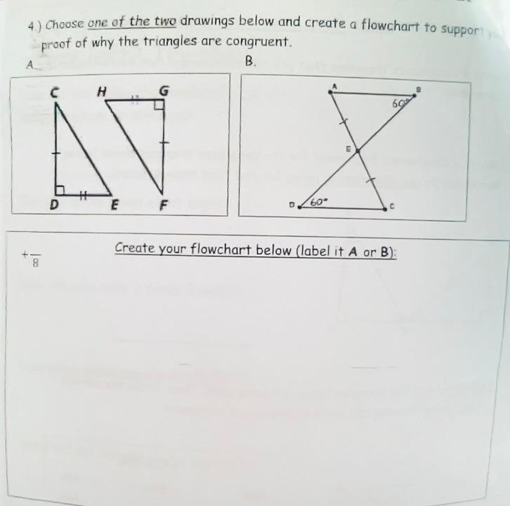 Solved 4) Choose one of the two drawings below and create a | Chegg.com