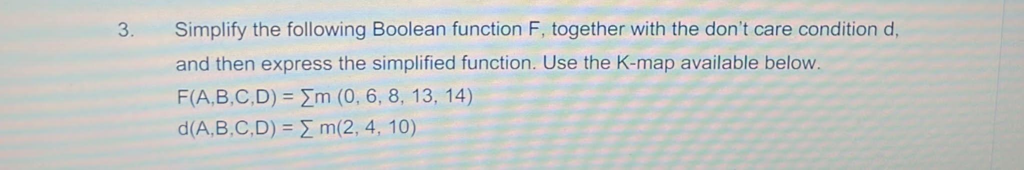 Solved 2. Construct the truth table for the given | Chegg.com