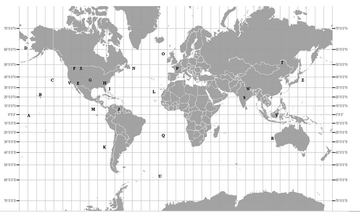 Solved ______ 8. The area of concentrated high pressure | Chegg.com