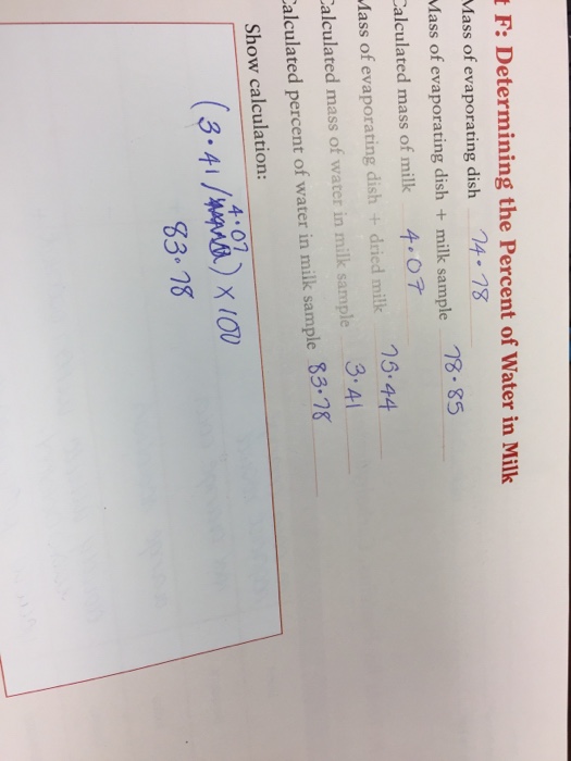 Solved Part A: Precipitation of casein Protein and Butterfat | Chegg.com