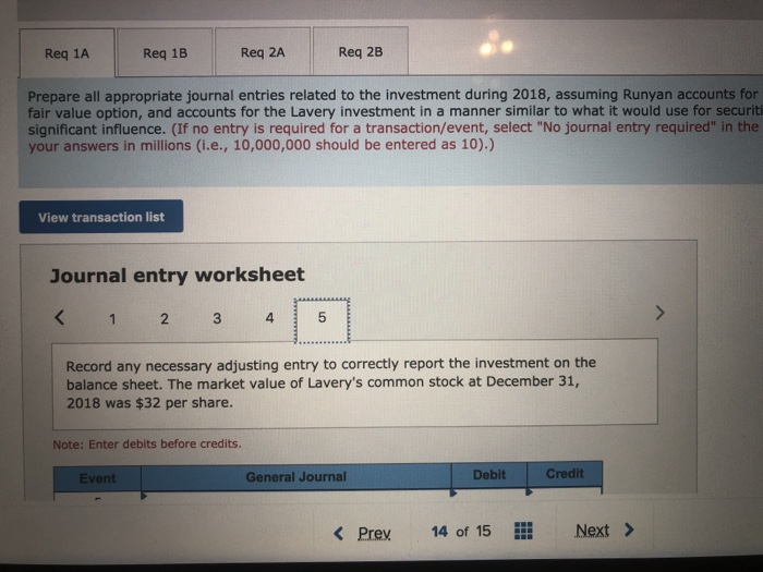 Solved Problem 12-12 Fair value option; equity method | Chegg.com