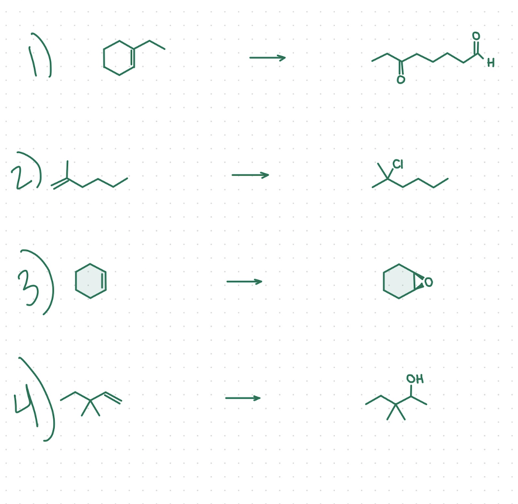 Solved Select the best reagents for each of the | Chegg.com