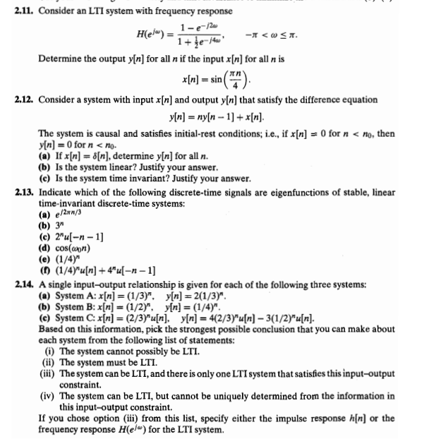 Solved H(ejω)=1+21e−j4ω1−e−j2ω,−π