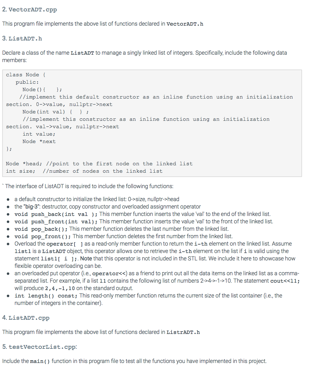 Solved The main goal of this coding project is to practice | Chegg.com