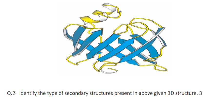 Solved Q.2. Identify the type of secondary structures | Chegg.com