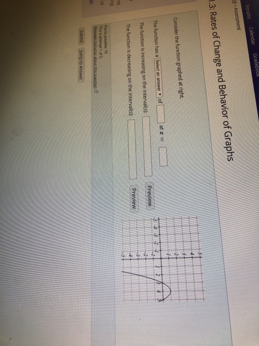Solved 1.3: Rates of Change and Behavior of Graphs Th | Chegg.com