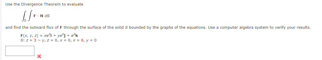 Solved Use the Divergence Theorem to evaluate F.Nds Nos and | Chegg.com