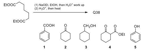 Solved EtOOC (1) NaOet, EtOH, then H30* work up (2) H30, | Chegg.com