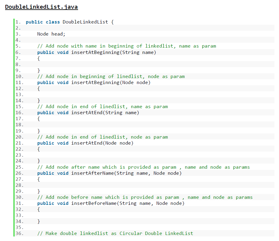 Solved Task 01 Double Linked List Understand Provided 6257